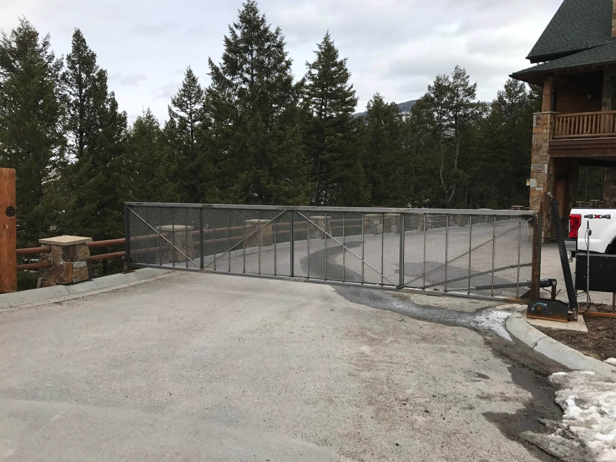 Vertical Pivot Gate System - Commercial Motor, Lift System, and Gate 10 ...